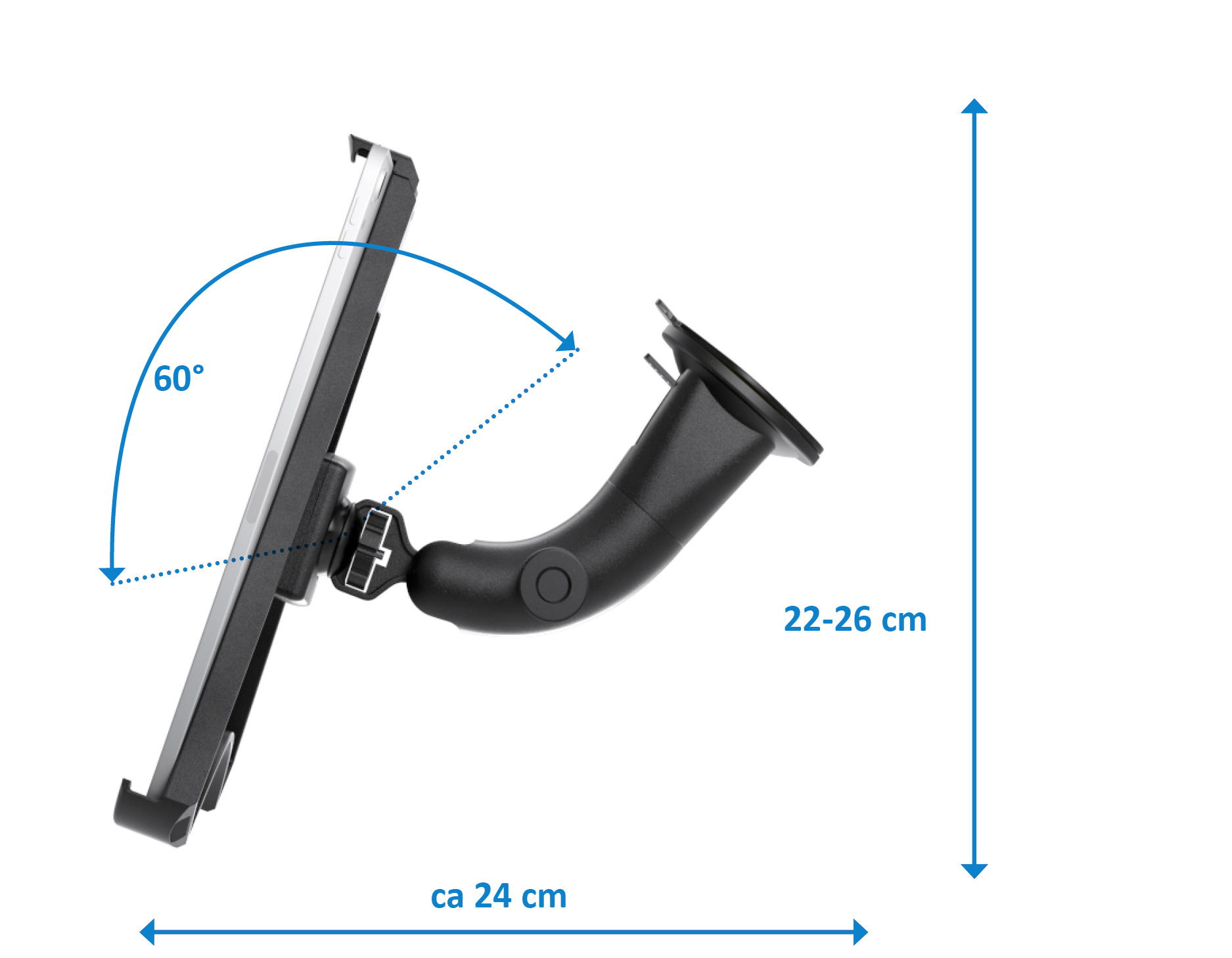 iPad mini Boothalterung Hält jeder Welle stand - xMount@Boot